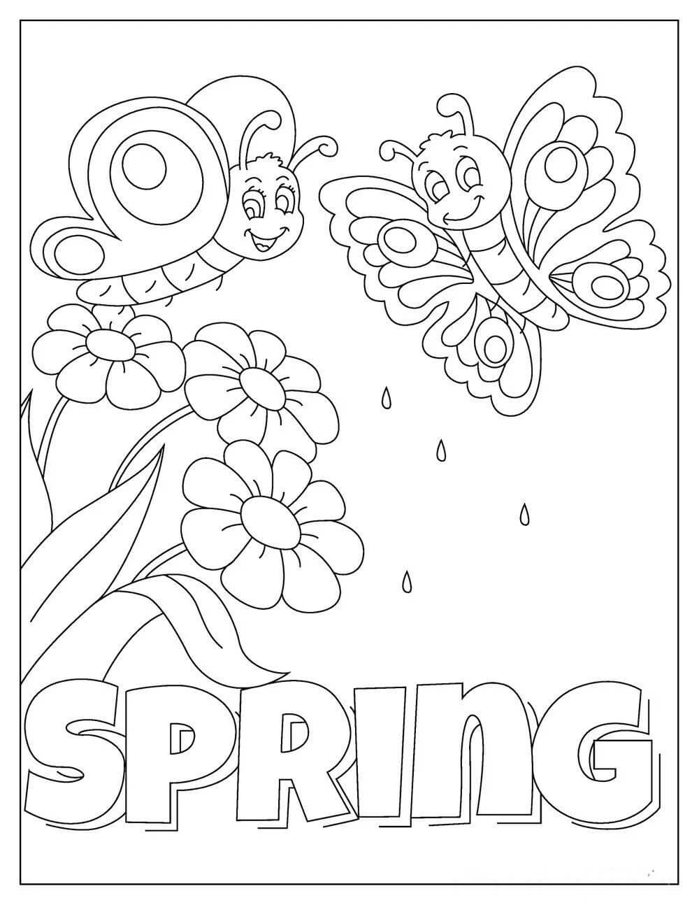 Coloriage Papillons Au Printemps T l charger Et Imprimer Gratuit Sur Coloriage Papillons Au Printemps T l charger Et Imprimer Gratuit Sur