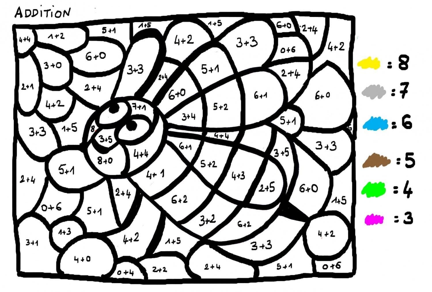 Coloriage Magique Addition Imprimer Sur ColoriageEnfant Com Coloriage Magique Addition Imprimer Sur ColoriageEnfant Com