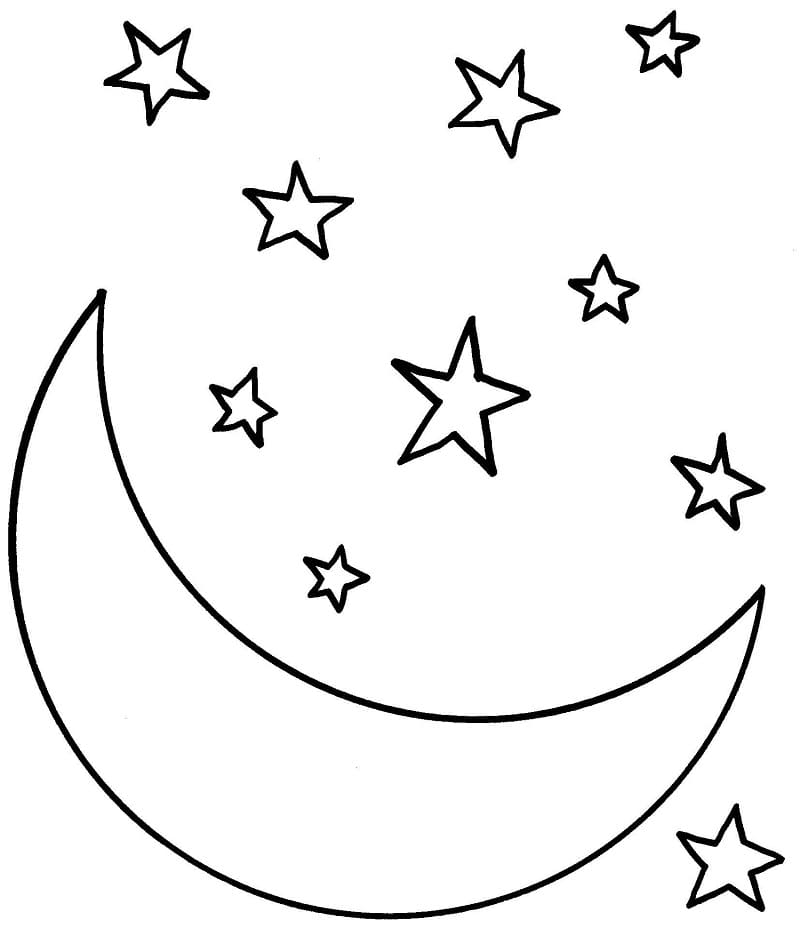 Coloriage Lune Imprimer Sur ColoriageEnfant Com