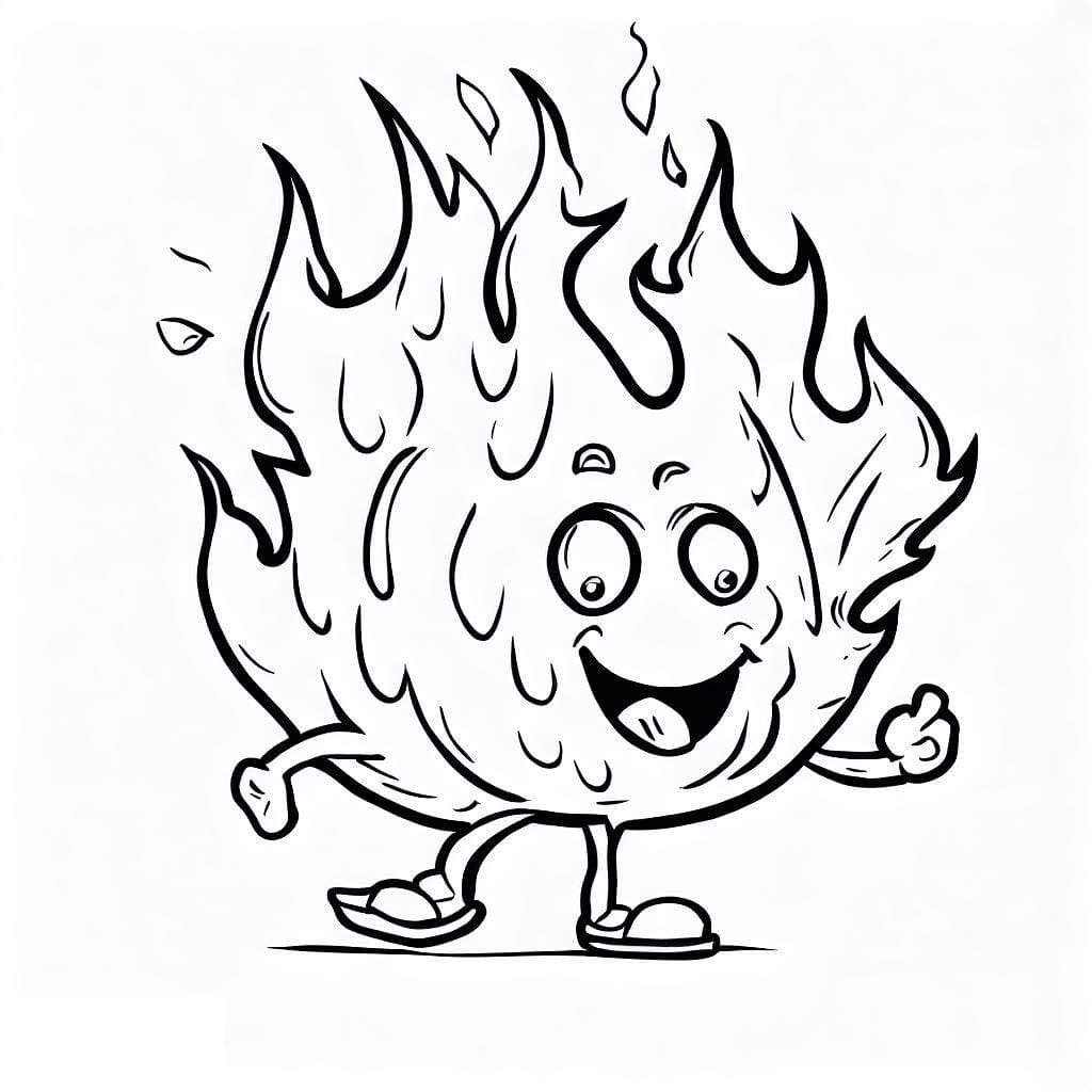 Coloriage Feu Imprimer Sur ColoriageEnfant Com