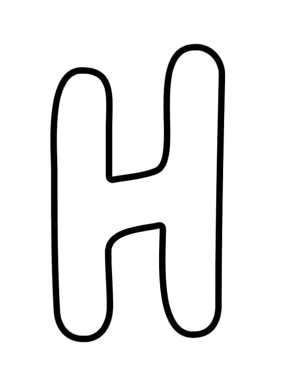 Coloriage Lettre H Facile T l charger Et Imprimer Gratuit Sur Coloriage Lettre H Facile T l charger Et Imprimer Gratuit Sur