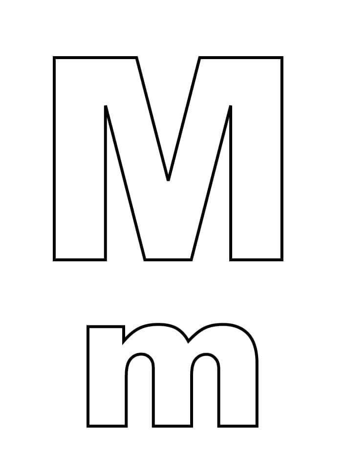 Coloriage Lettre M Classique T l charger Et Imprimer Gratuit Sur Coloriage Lettre M Classique T l charger Et Imprimer Gratuit Sur