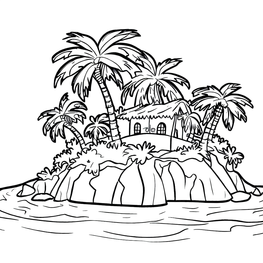Coloriage Maison Sur L le T l charger Et Imprimer Gratuit Sur Coloriage Maison Sur L le T l charger Et Imprimer Gratuit Sur
